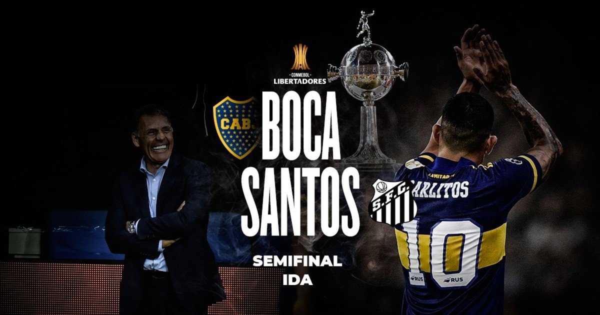 Boca-Santos: hora, TV y formaciones de la primera semi - Brasil ...